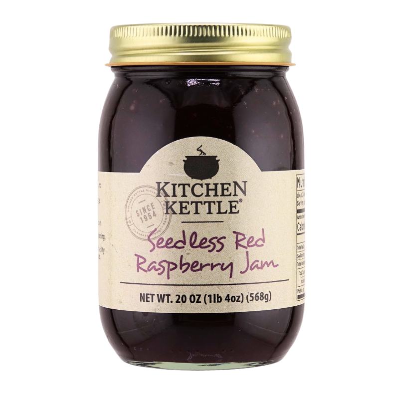Seedless Red Raspberry Jam - Kitchen Kettle Village