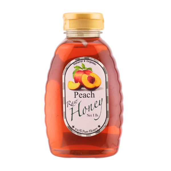 Peach Infused Raw Honey - Kitchen Kettle Village