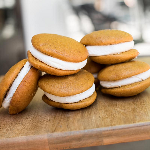 Pumpkin Whoopie Pies - Vanilla Filling (Half-Dozen) - Kitchen Kettle ...